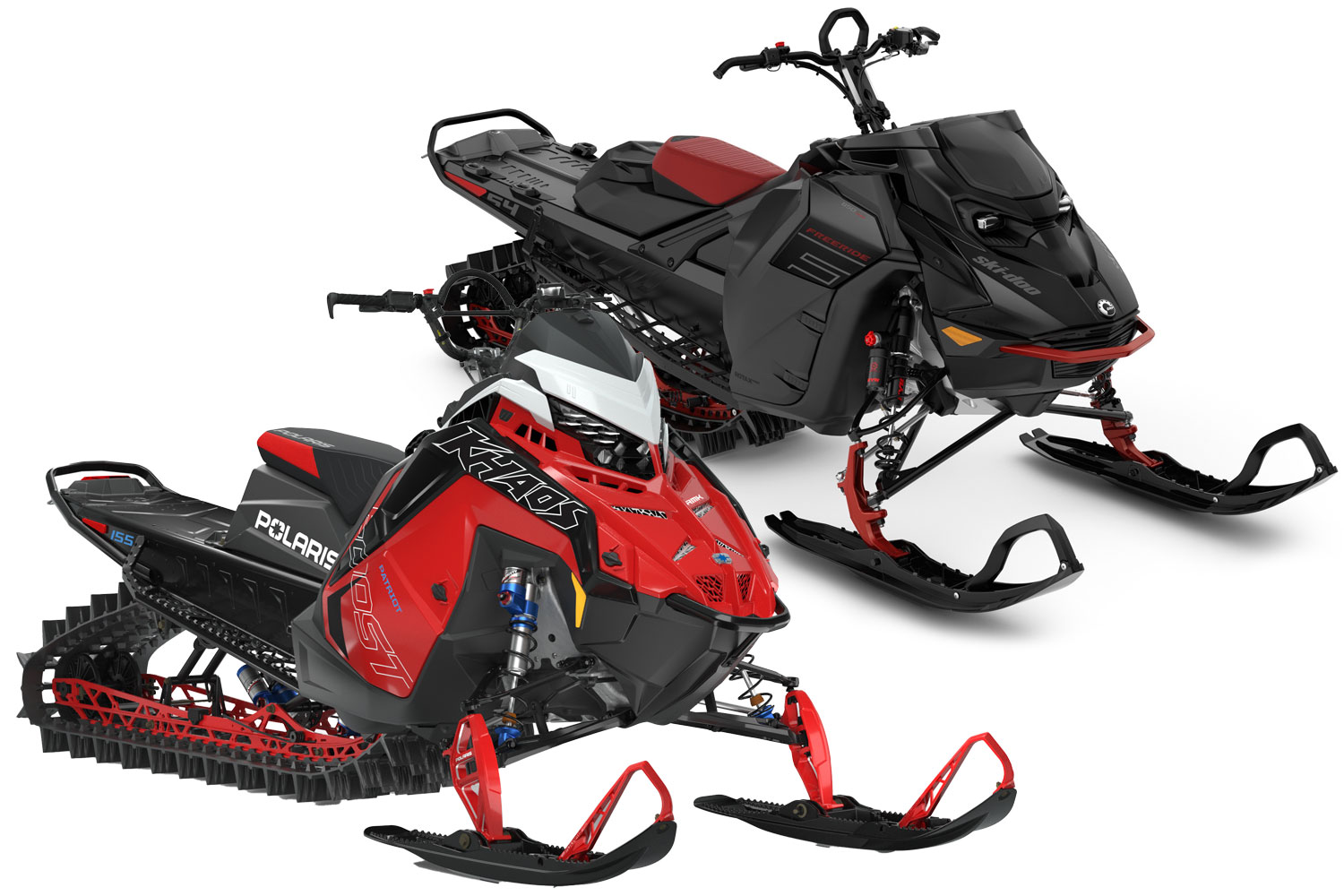 2023 Ski Doo Freeride vs 2023 Polaris RMK Khaos Slash - Supertrax Online