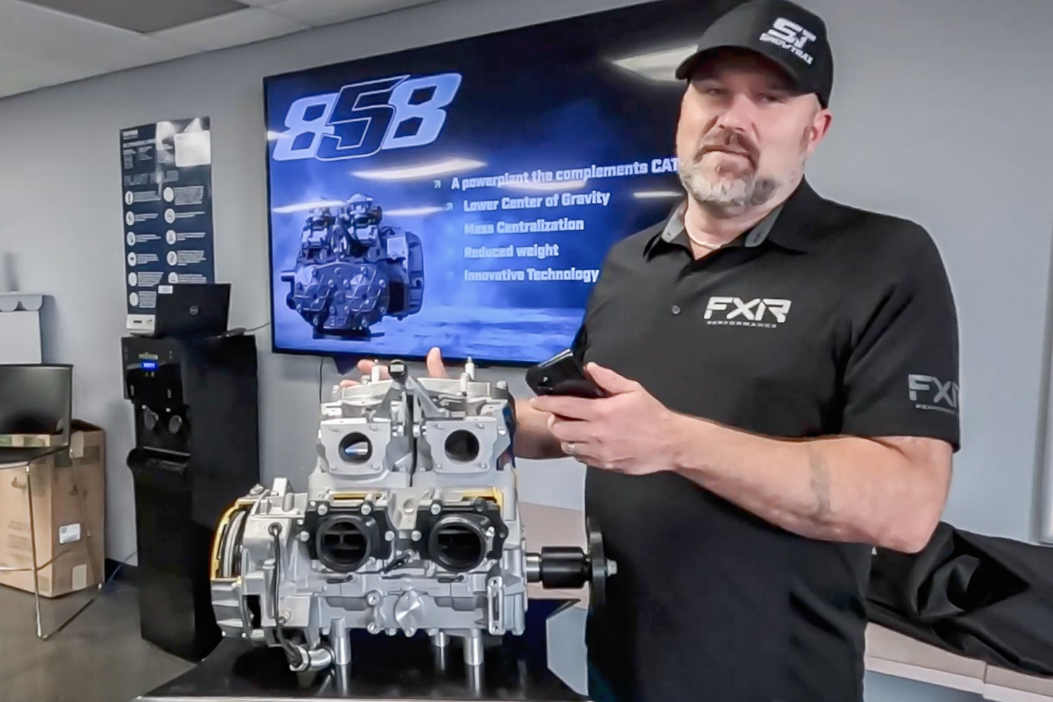 Arctic Cat's ALL-NEW 858 2-Stroke snowmobile Engine